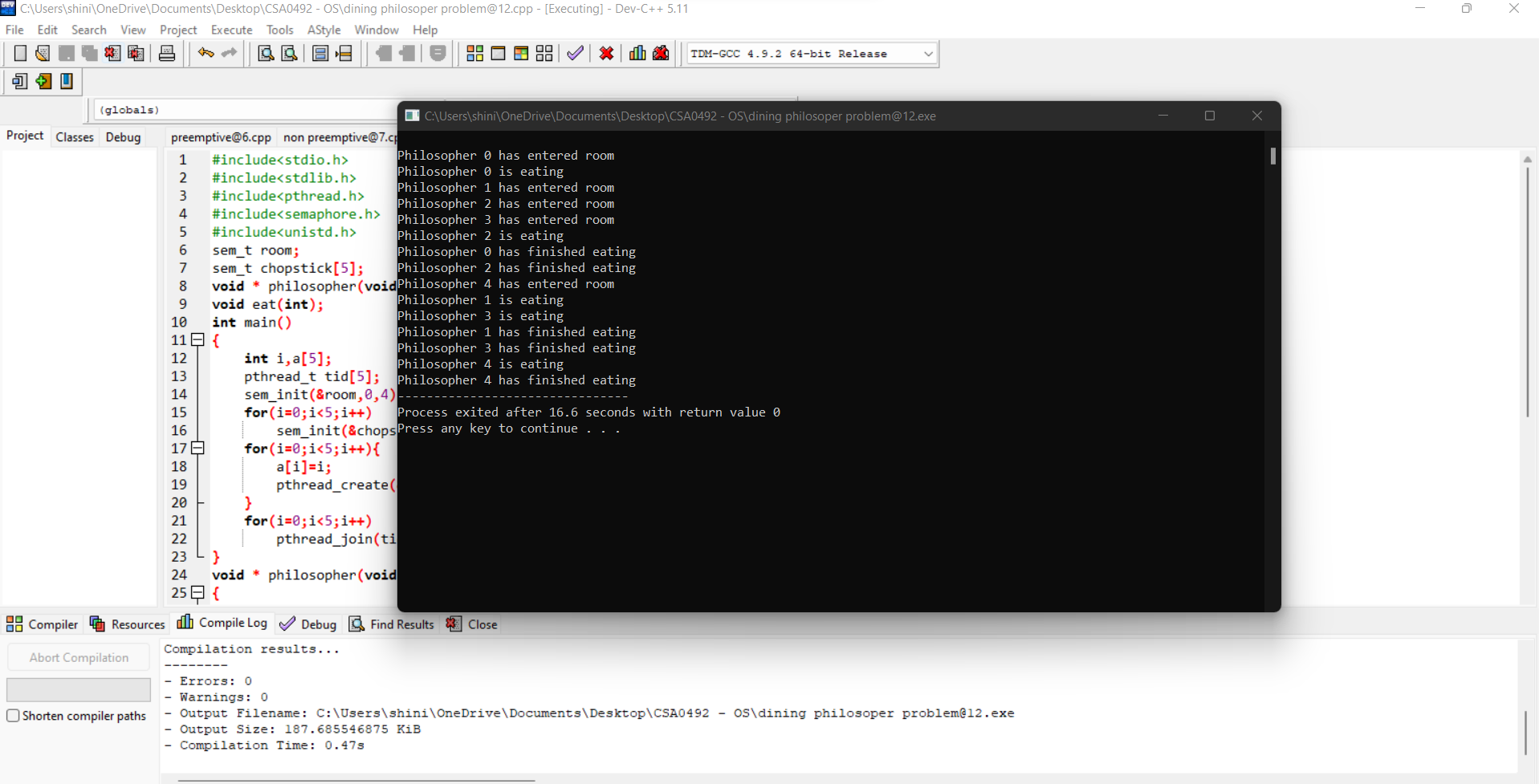 GitHub - DundeShini/CSA0492-OPERATING-SYSTEM