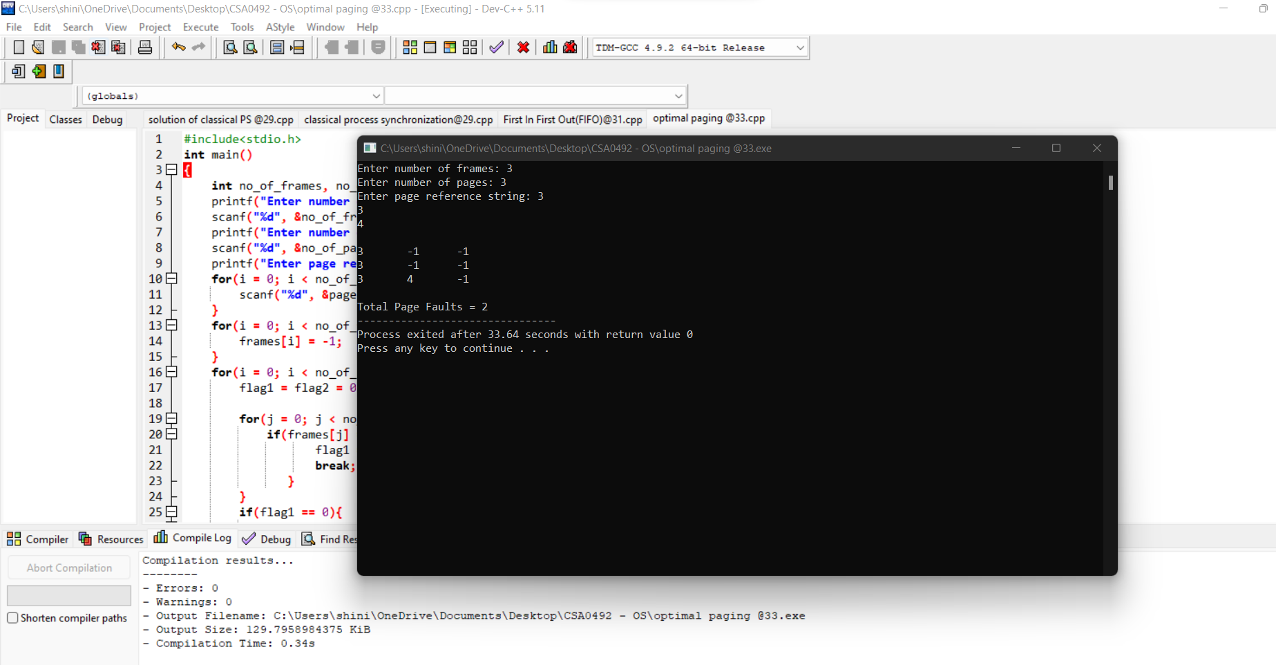 GitHub - DundeShini/CSA0492-OPERATING-SYSTEM