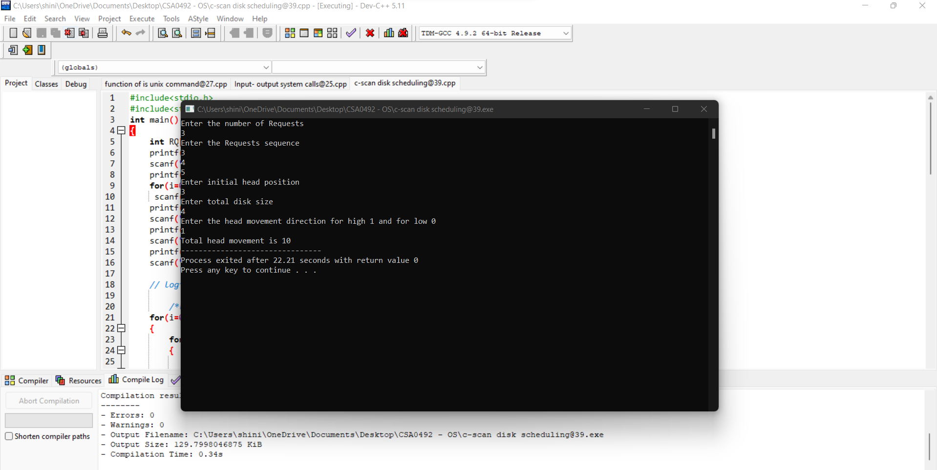GitHub - DundeShini/CSA0492-OPERATING-SYSTEM