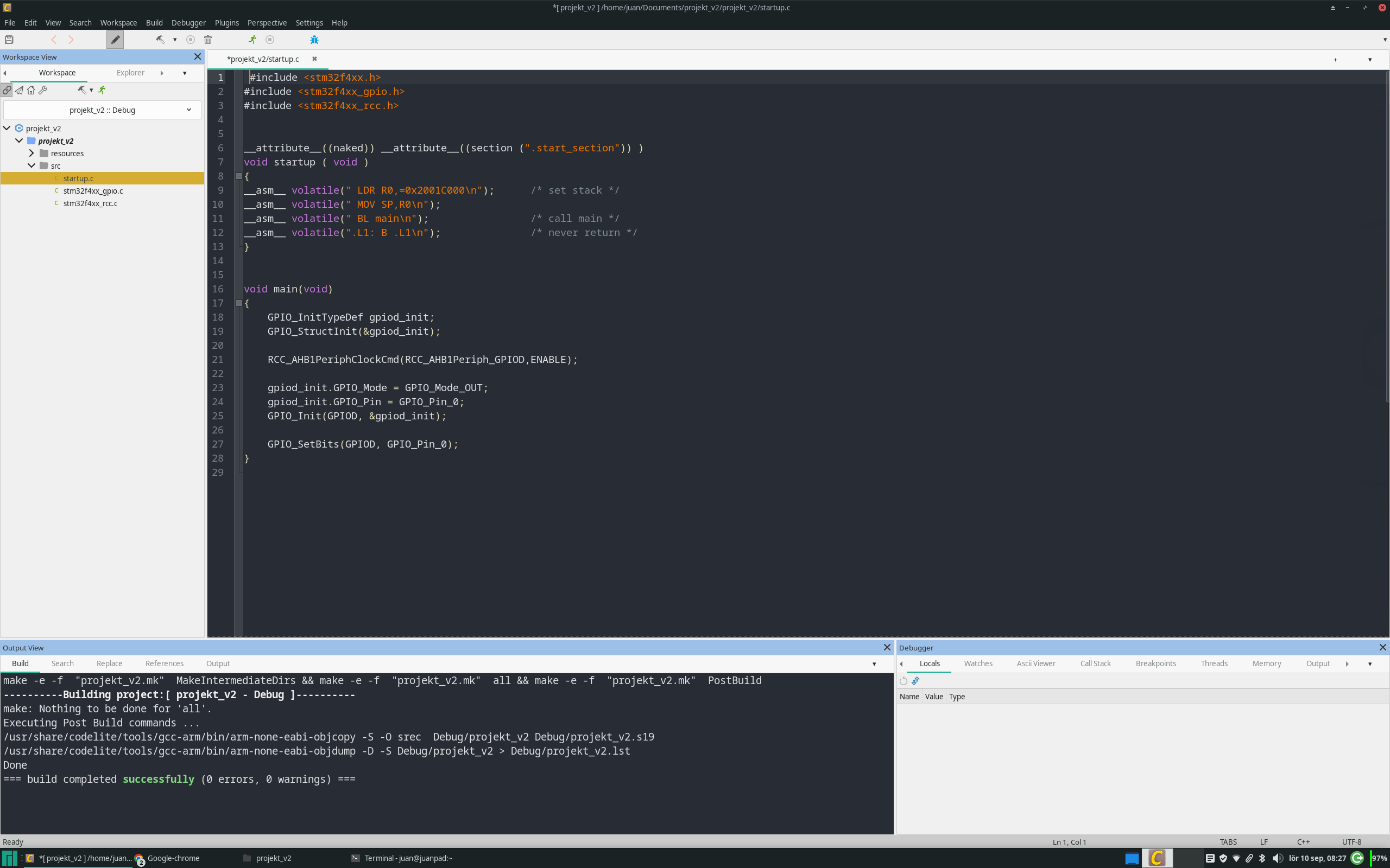 Debugger not working. · Issue #3065 · eranif/codelite · GitHub