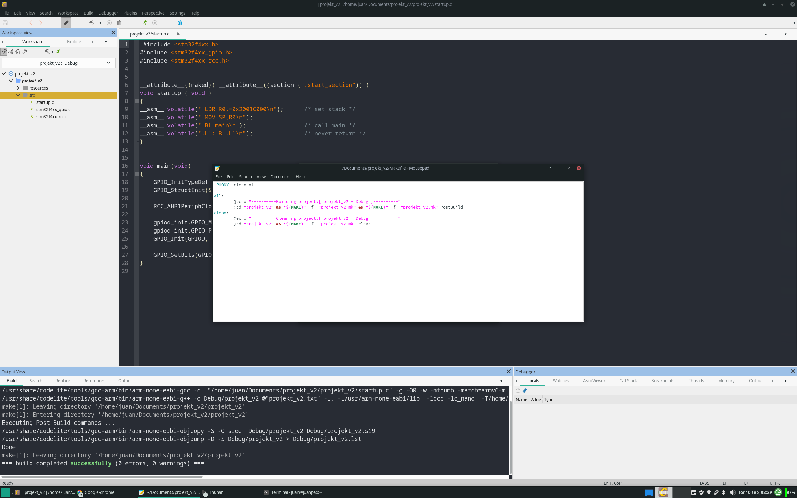 Debugger not working. · Issue #3065 · eranif/codelite · GitHub