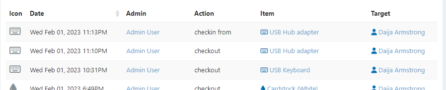 [Feature Request]: Display checkin/checkout note in history in user view · Issue #12449 · snipe ...