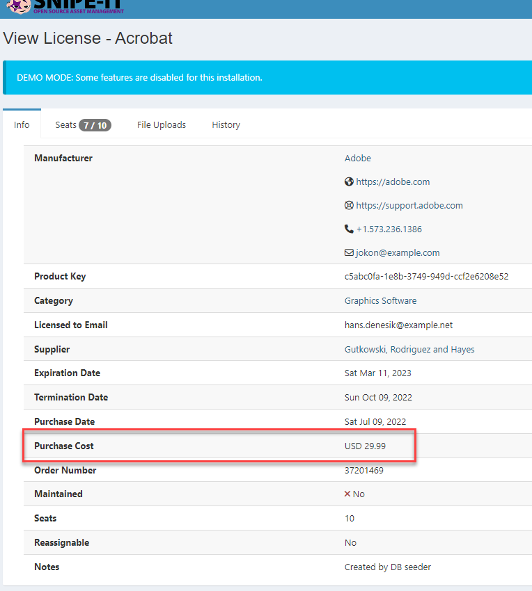 [Feature Request]: Licenses - Add total purchase cost per license · Issue #12646 · grokability ...