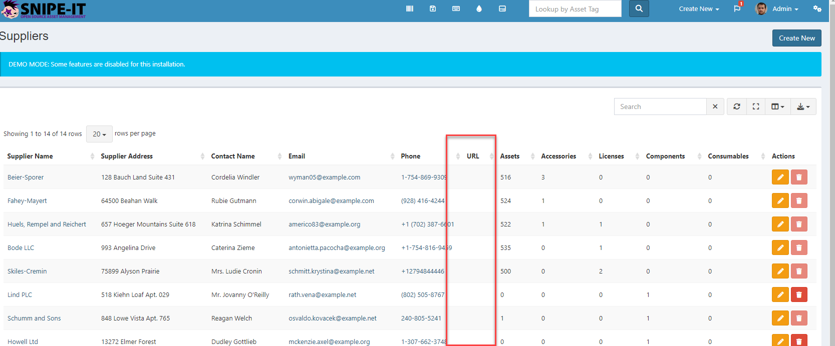 Feature Request Suppliers Page Url Is Not Displayed · Issue 13487 · Snipesnipe It · Github