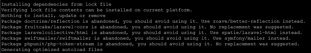 Question about abandoned packages · Issue #13867 · snipe/snipe-it · GitHub
