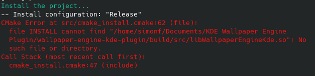 Unable to install plugin lib, says file not found · Issue #235 · catsout/wallpaper-engine-kde ...