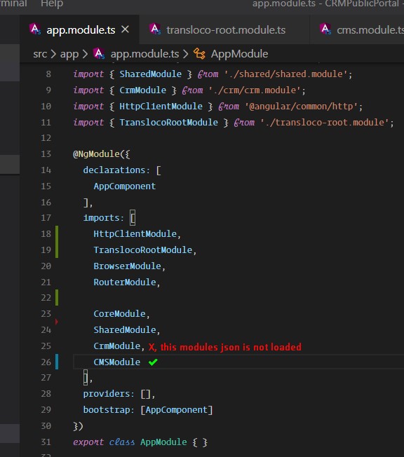 Feature Request For Multiple Scopes Using Angular Modules · Issue 222 · Jsverse Transloco · Github