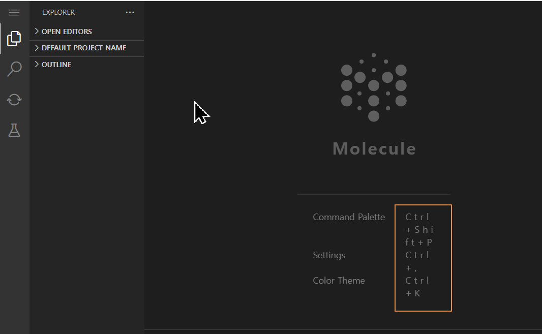 bug: The shortcut key is WordWrap in the Welcome page · Issue #589 · DTStack/molecule · GitHub