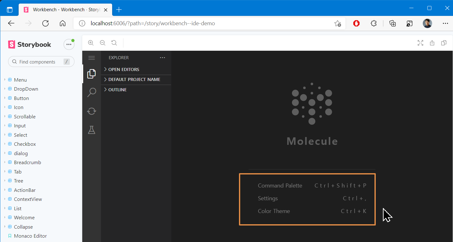 bug: The shortcut key is WordWrap in the Welcome page · Issue #589 · DTStack/molecule · GitHub
