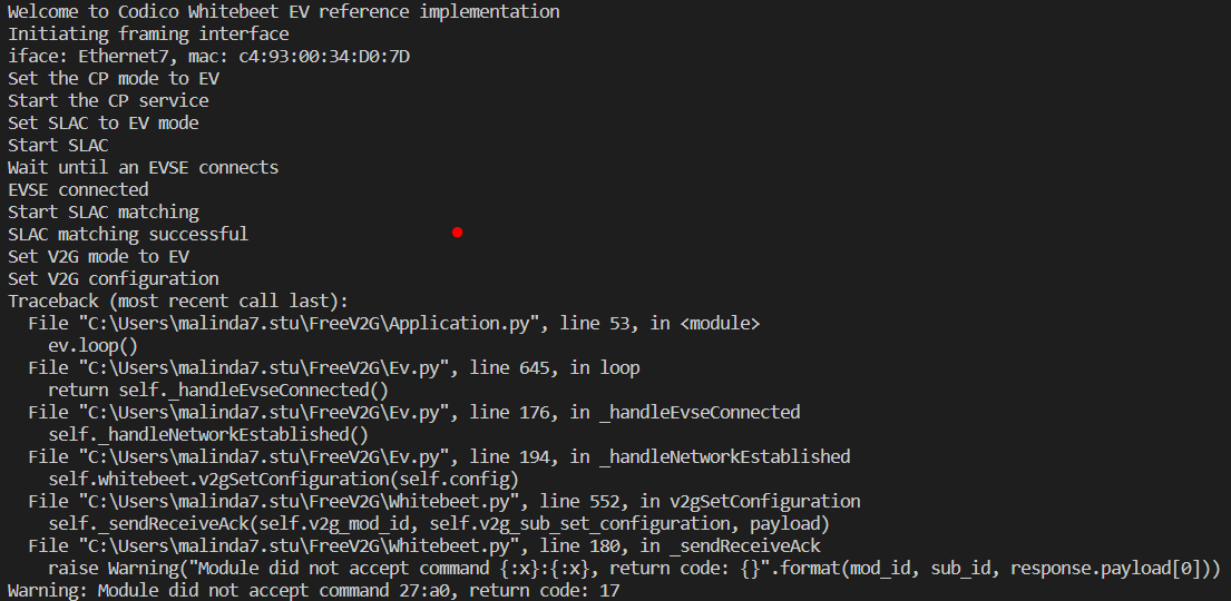 Module did not accept command 27:a0, return code: 17 · Issue #109 ...