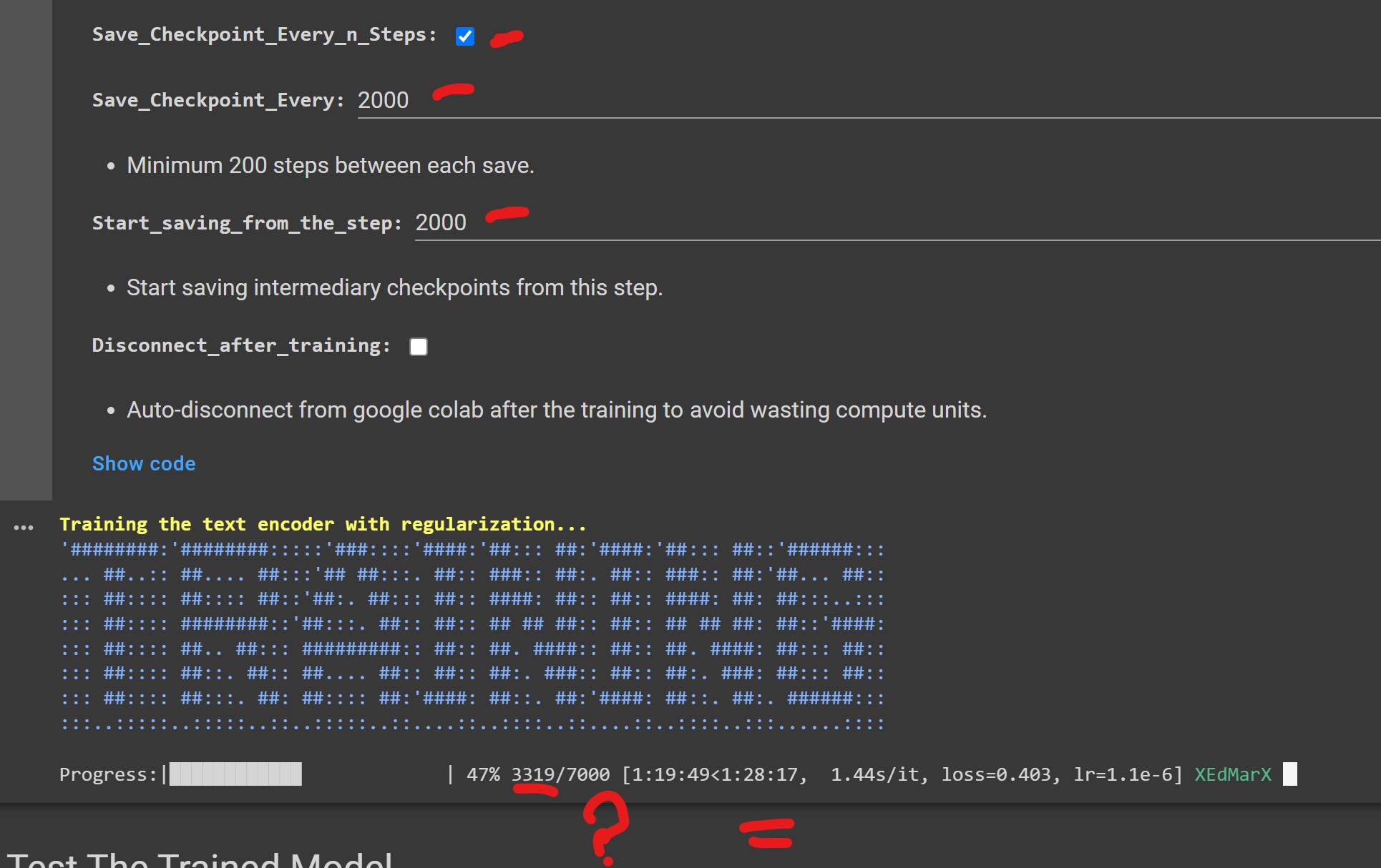 New Method Bug Intermediate Checkpoints Not Working · Issue 844