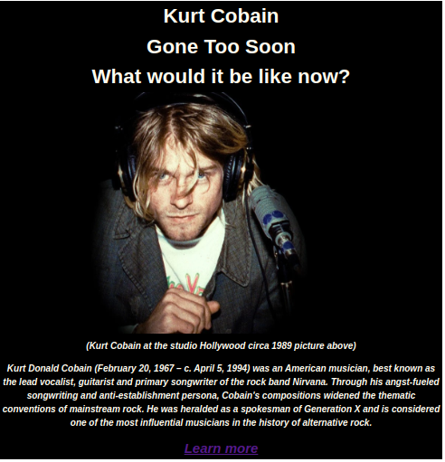 GitHub - Slynch27/Tribute-Page: FreeCodecamp Tribute Page Project