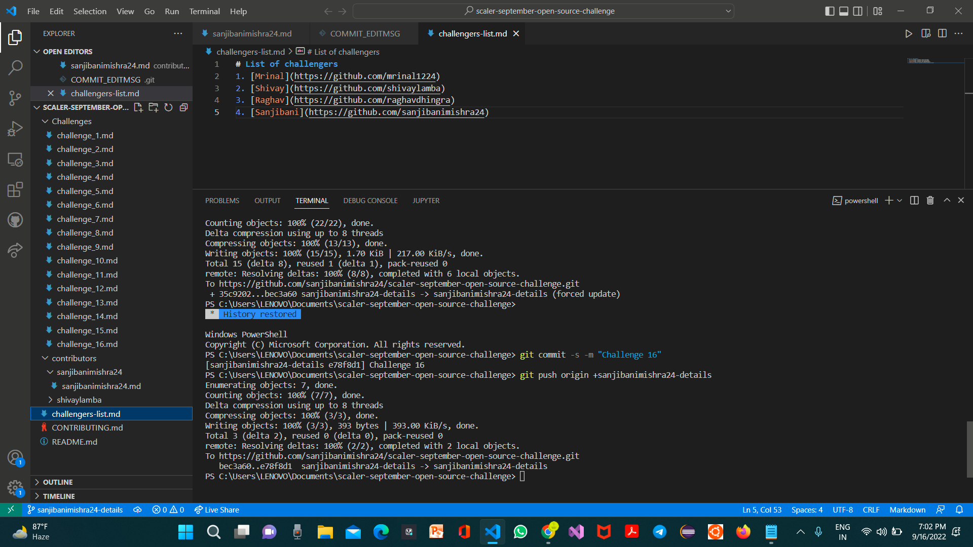 Challenge1-20 · Issue #410 · scaleracademy/scaler-september-open-source-challenge-2022 · GitHub