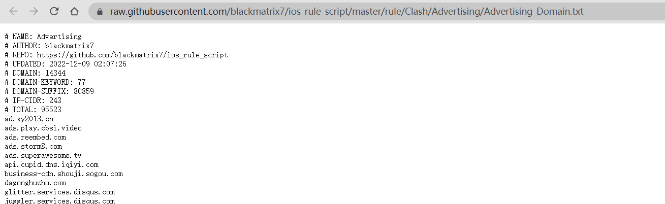 clash规则里domain类型链接错误，需改为yaml后缀 · Issue #820 · blackmatrix7/ios_rule_script · GitHub