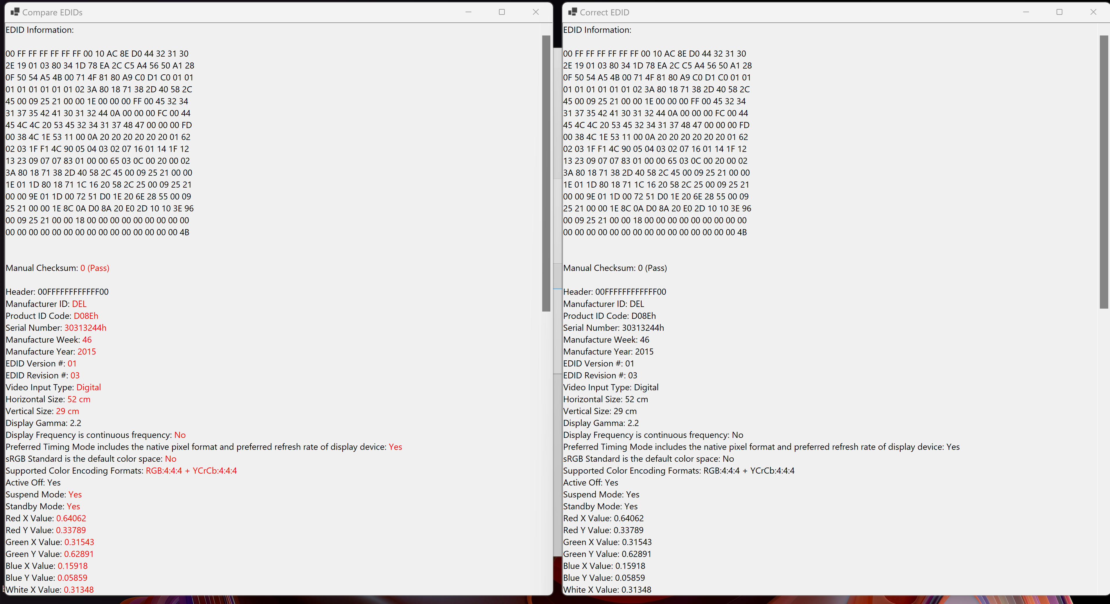 Github Emilagbigayreadedidapp Program Made For Reading The Edid Of You Current Display As