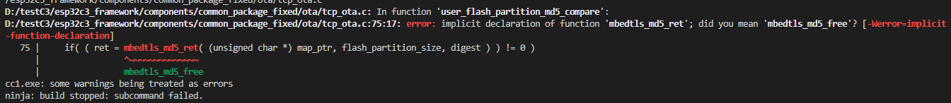 Md5 Function Not Found Idfgh 9895 · Issue 11211 · Espressifesp Idf · Github