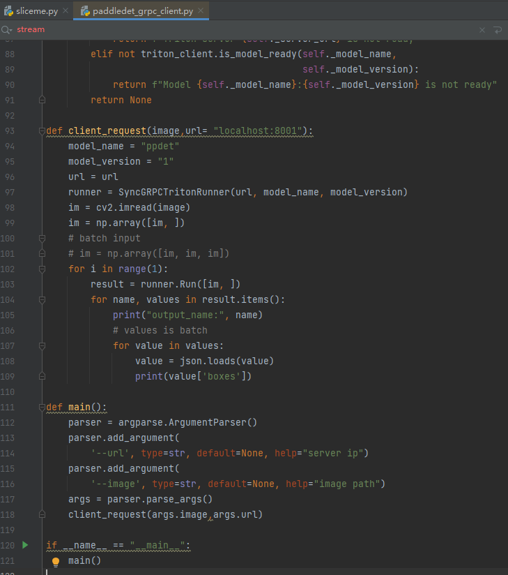 带参数接口的客户端程序 · Issue #1185 · PaddlePaddle/FastDeploy · GitHub