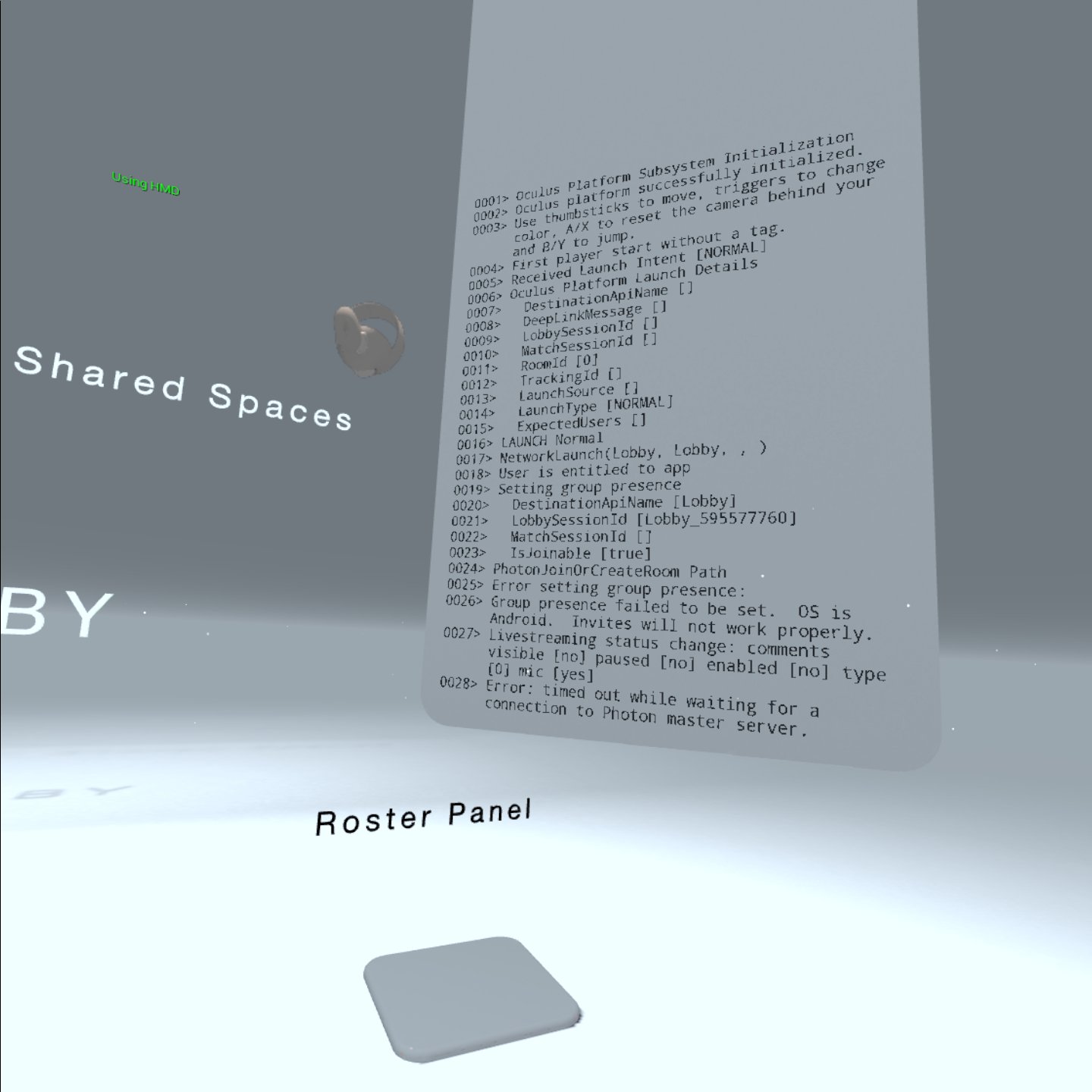 Getting photon master server timeout error · Issue #7 · oculus-samples/Unreal-SharedSpaces · GitHub
