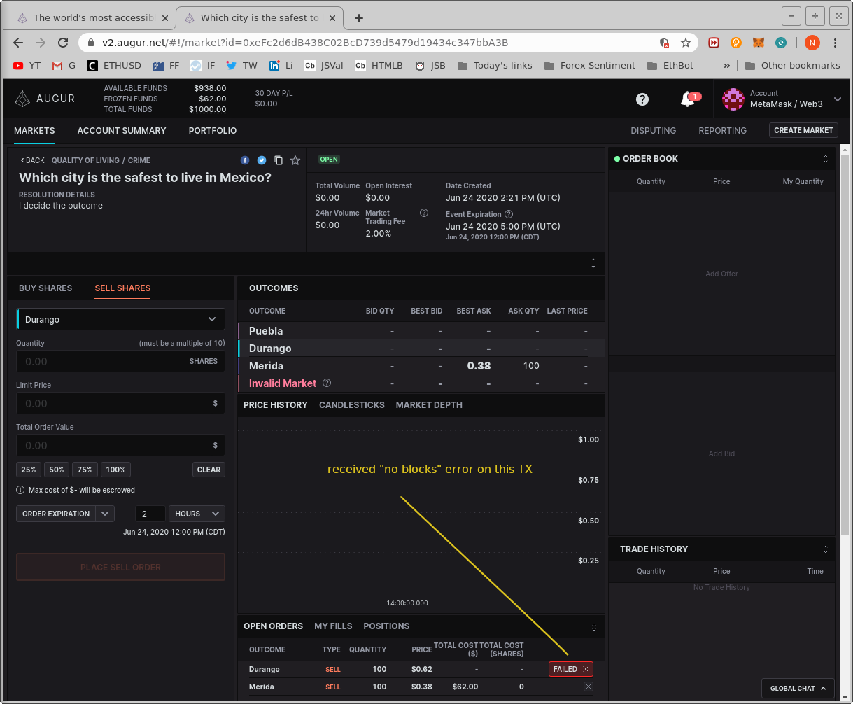 Something went wrong · Issue #8086 · AugurProject/augur · GitHub