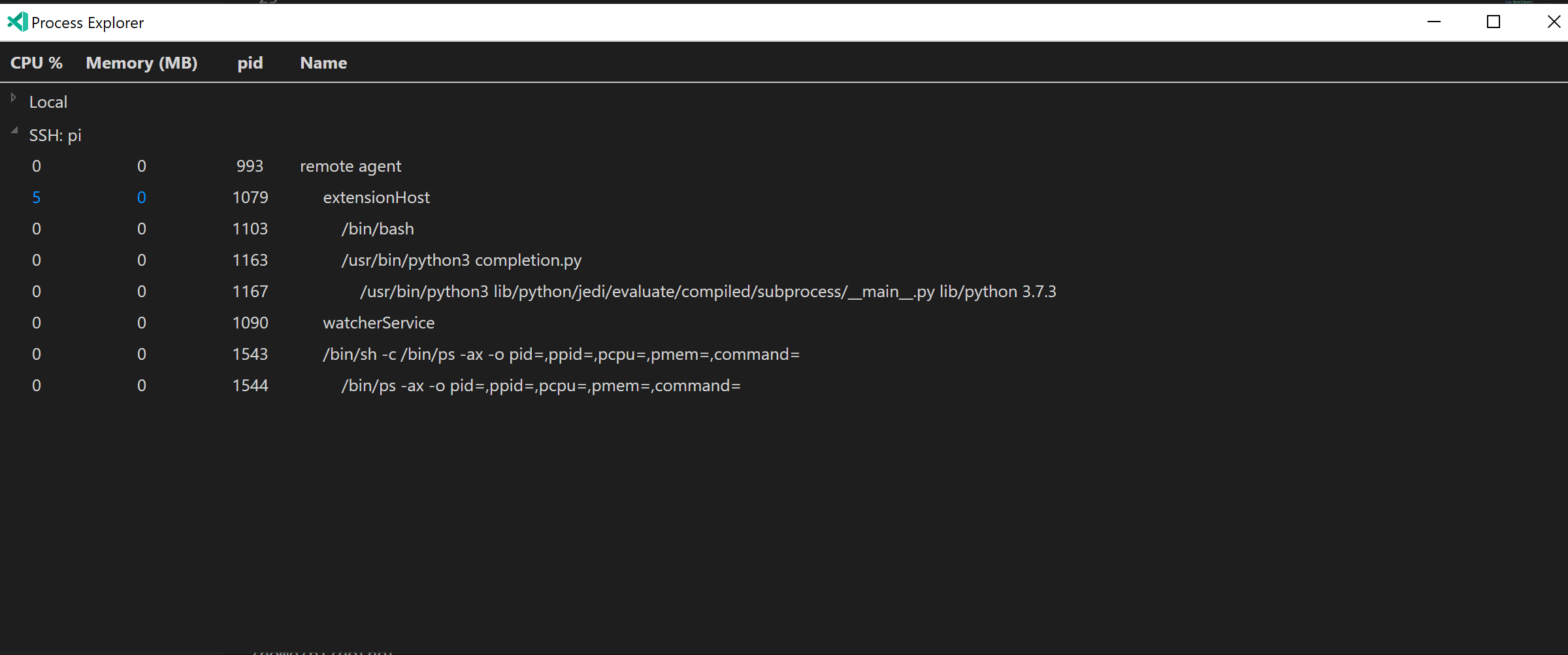 Massive resource utilization on Raspberry Pi when doing Python ...