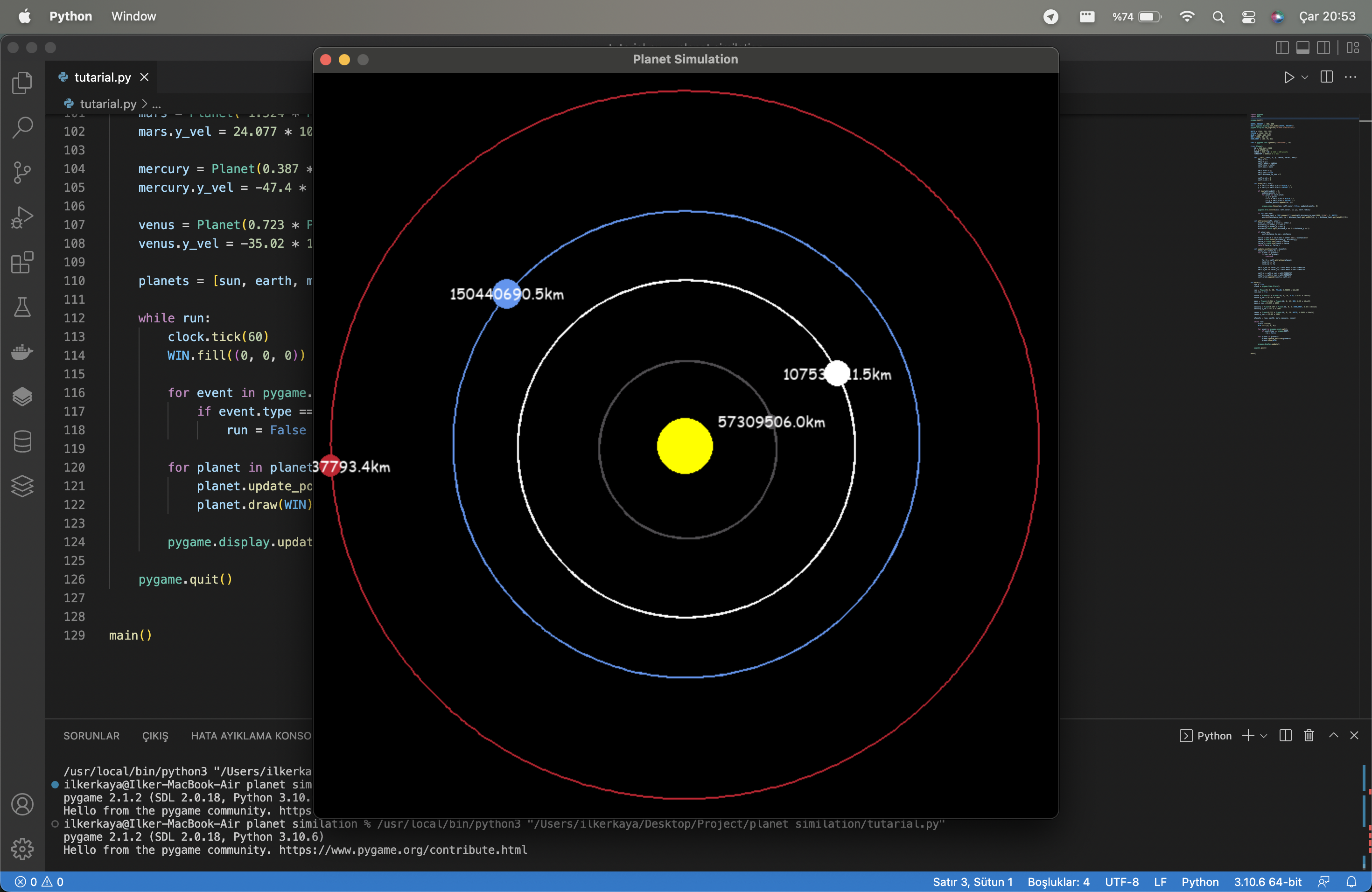 GitHub - kayailkerugur/GEZEGEN-SIMILATOR: Bu projede gezegen ...