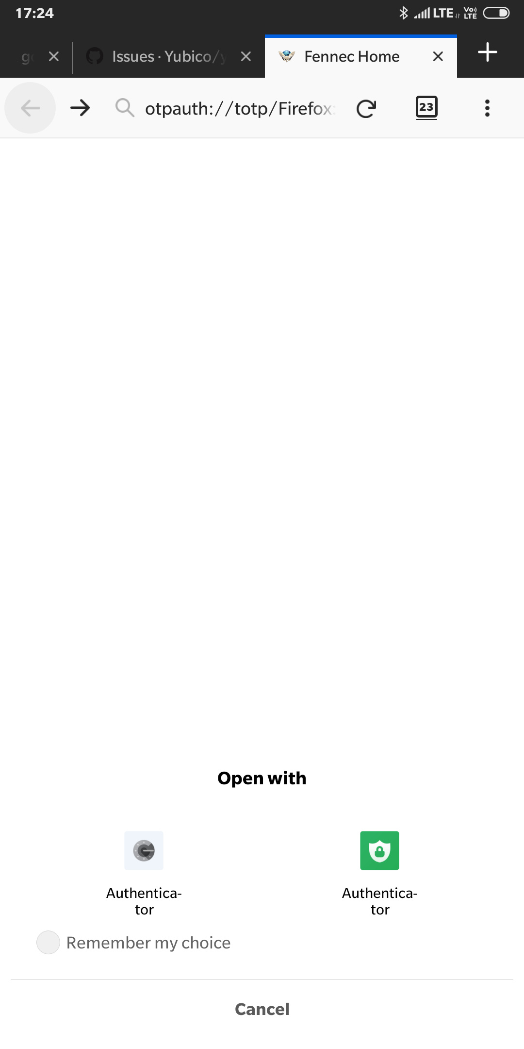 Support otpauth:// urls · Issue #86 · Yubico/yubioath-android · GitHub