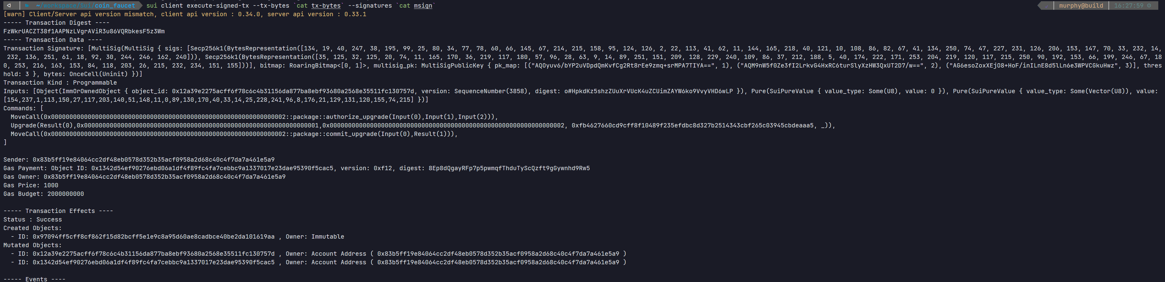 [feature request] Use specific addresses when serializing transactions using sui tools · Issue ...