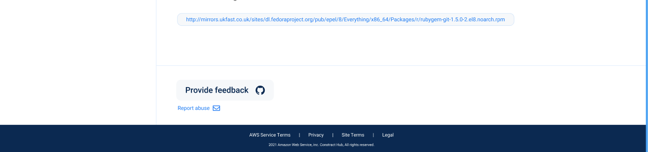 Package Page Add Provide Feedback Link · Issue 552 · Cdklabs Construct Hub Webapp · Github