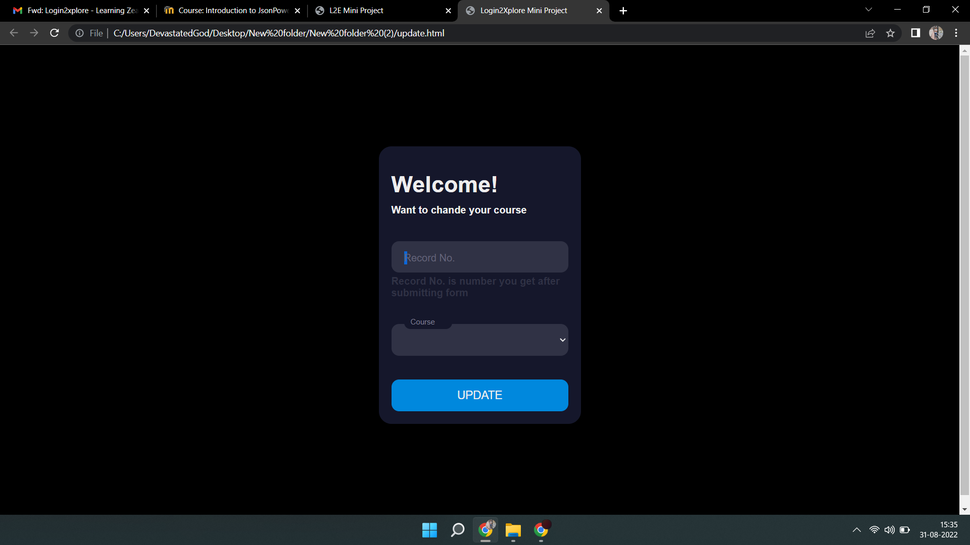 GitHub - utkarsh8787/Login2xplore
