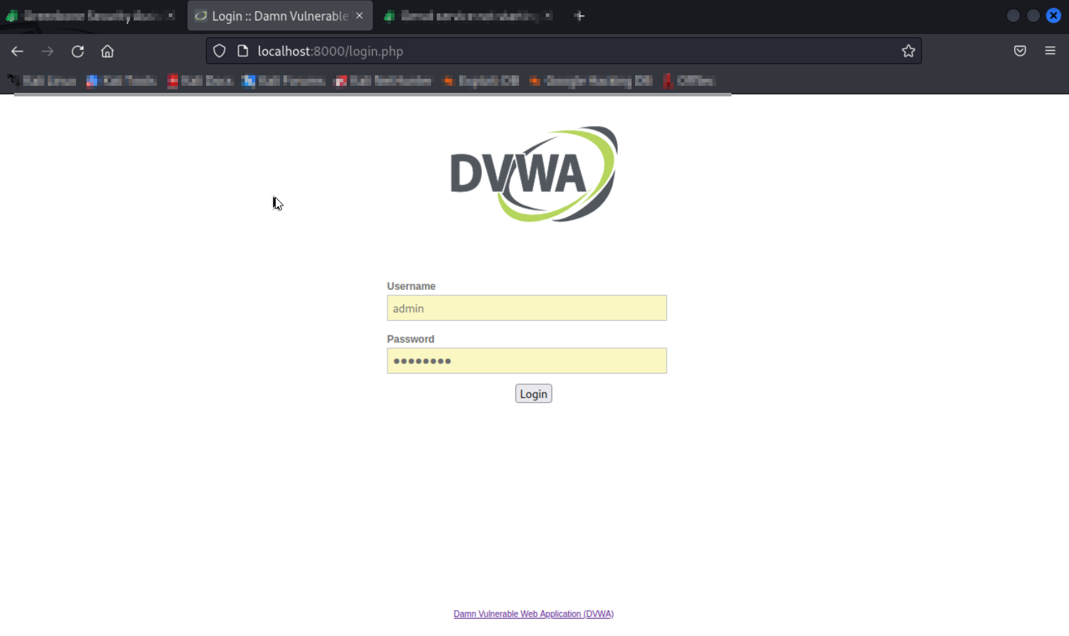 Login to DVWA not possible · Issue #571 · digininja/DVWA · GitHub