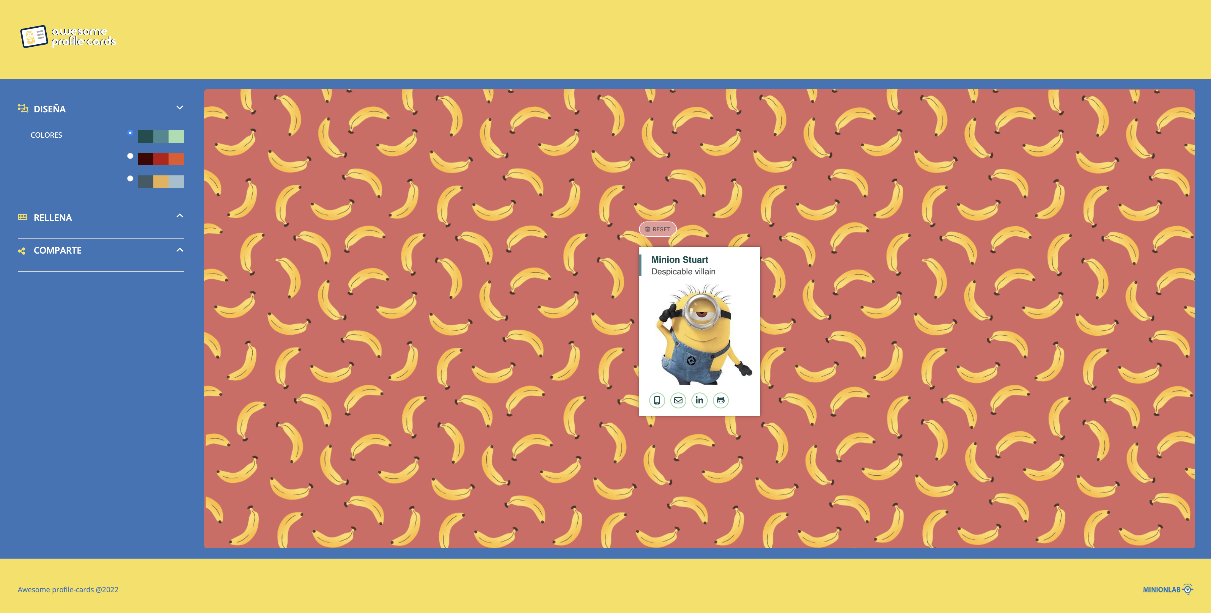 GitHub - martscastrillo/minions-profile-cards