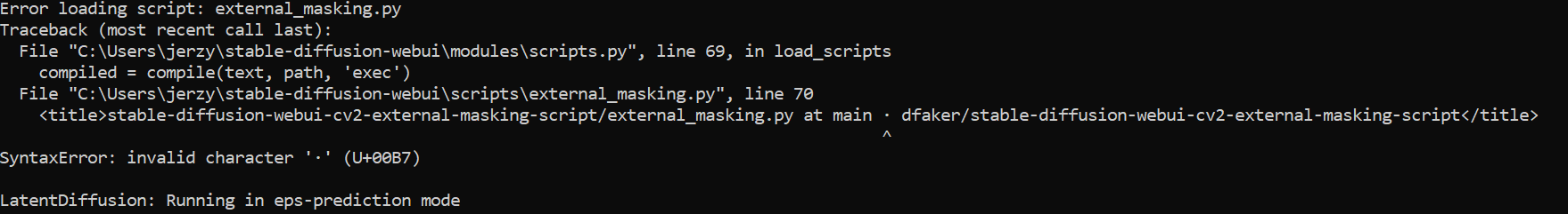 How can I install this - I am just an artist (: · Issue #5 · dfaker/stable-diffusion-webui-cv2 ...