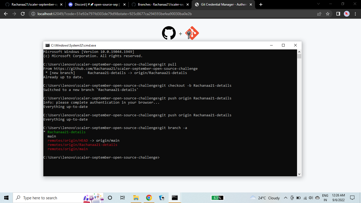 Challenge 1,2,3 & 4 : Rachanaa21 · Issue #416 · scaleracademy/scaler ...