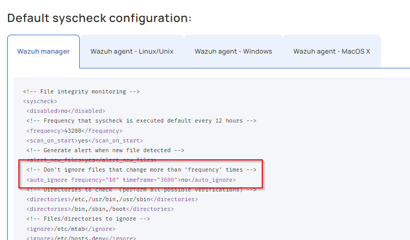 Deprecation of option in Wazuh FIM · Issue #6025 · wazuh/wazuh-documentation · GitHub
