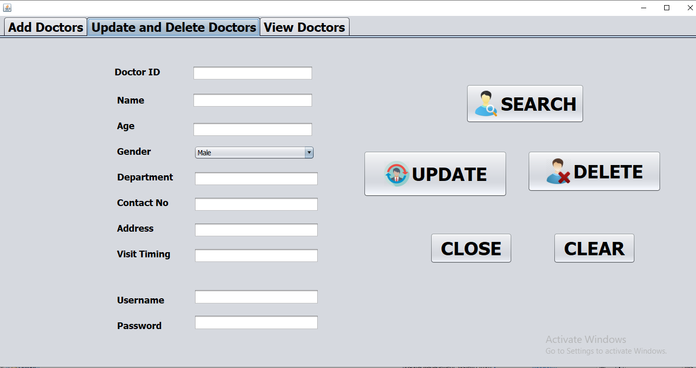 GitHub - mjjainmanvi/Hospital-Management-System: Built a simple ...