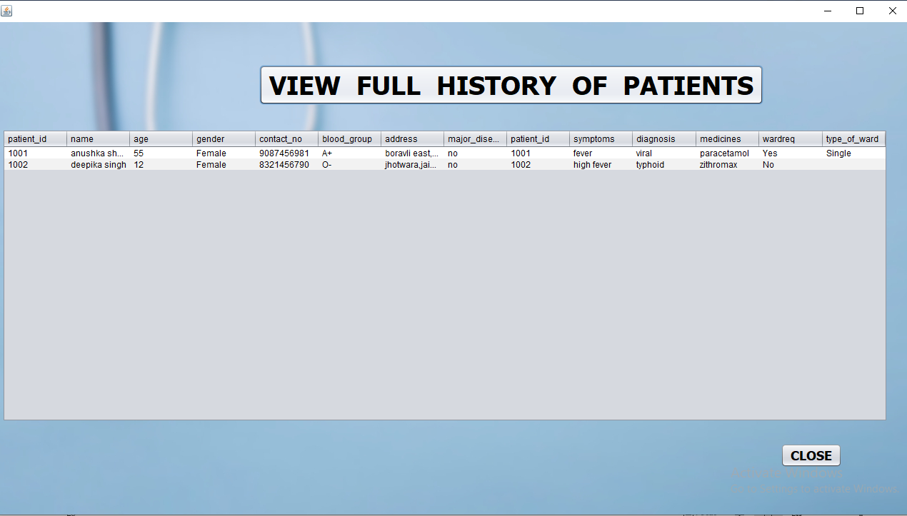 GitHub - mjjainmanvi/Hospital-Management-System: Built a simple ...