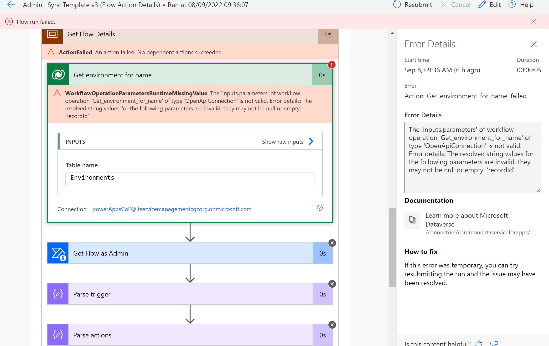 [CoE Starter Kit - BUG] Issue with Admin | Sync Template v3 (Flow Action Details) · Issue #3614 ...