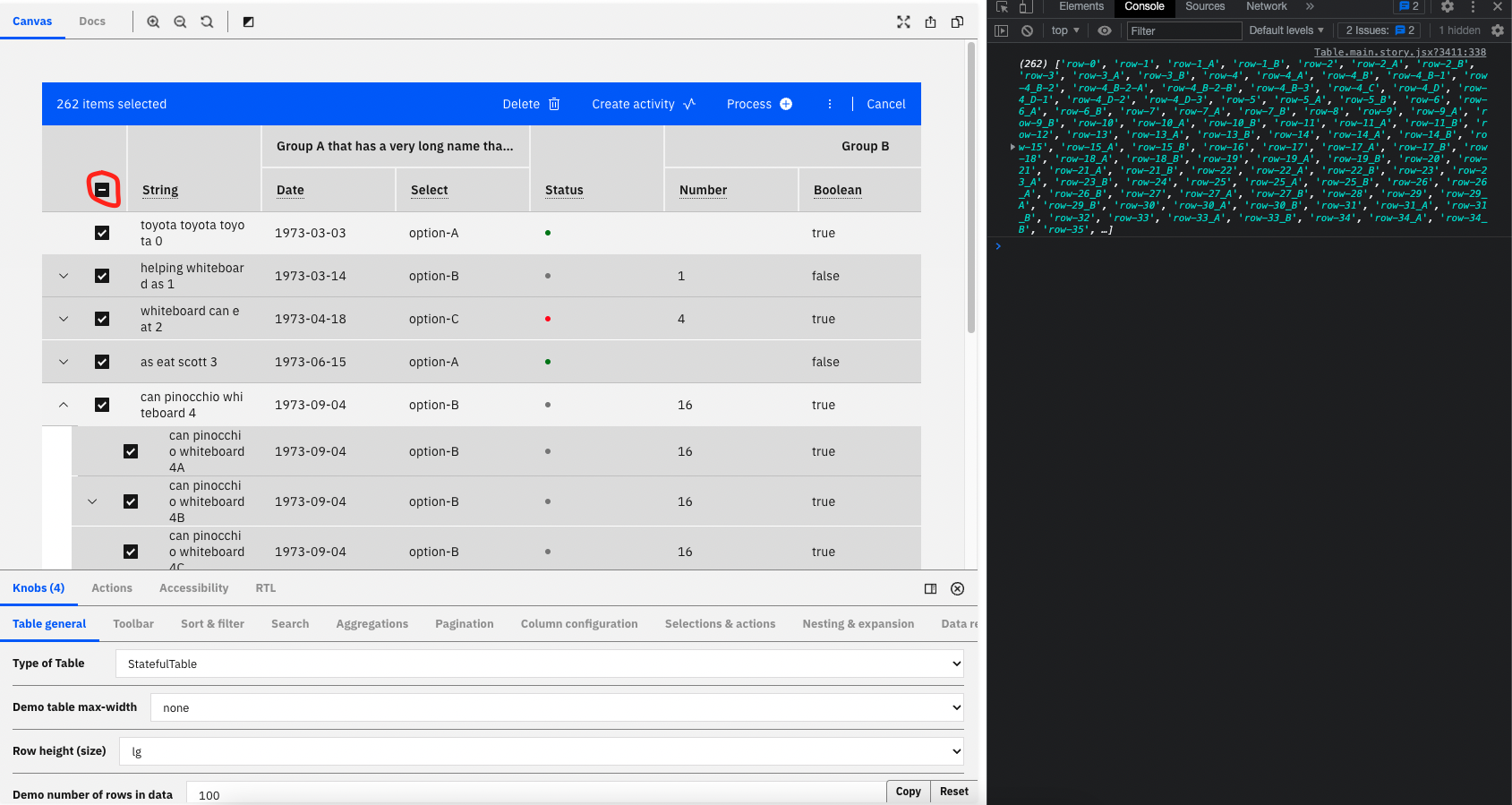 [Table] SelectAll checkbox is in indeterminate state on initial render if all rows are selected ...