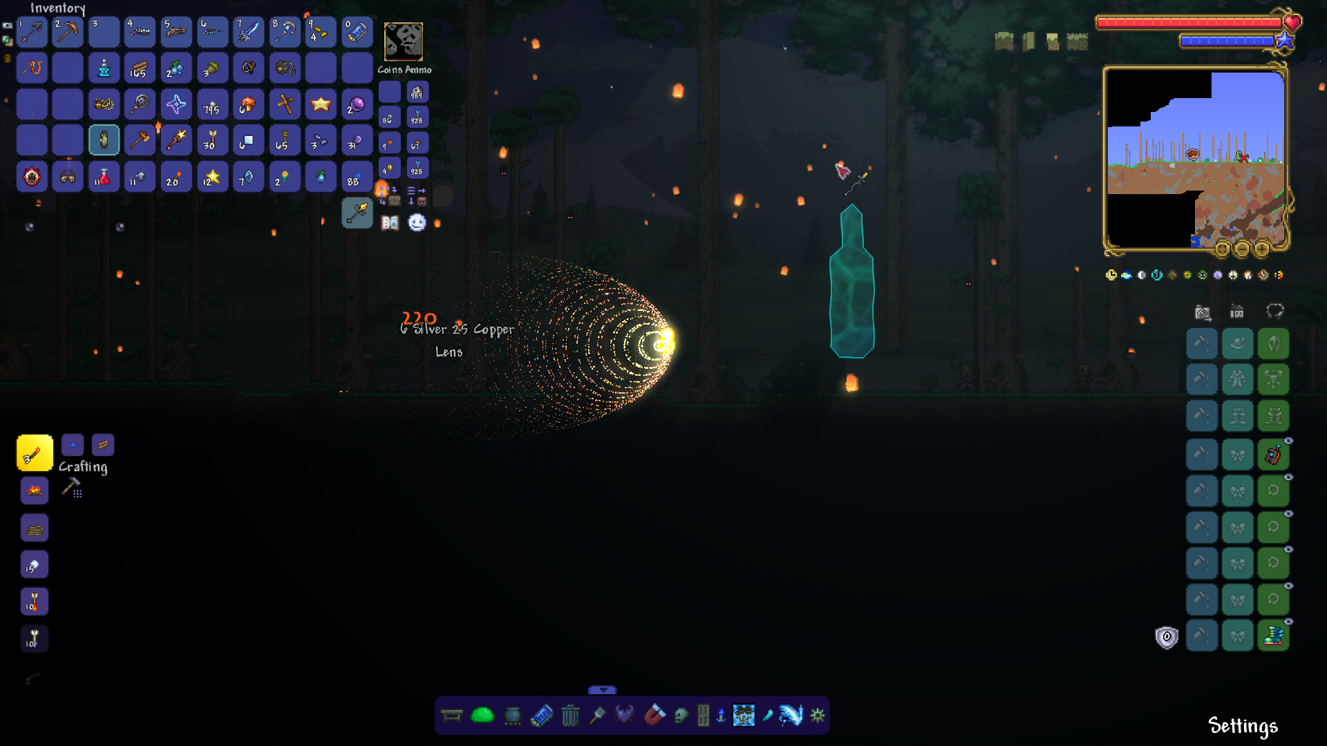 [Minor Bug] Ancient Rune Staff extremely broken when used from cursor instead of from hotbar ...