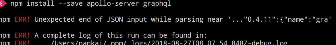 This Version Is Not Support Node 8 11 4 · Issue 1584 · Apollographql Apollo Server · Github