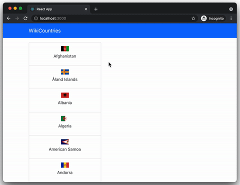 GitHub - rubendelar/vue-wiki-countries