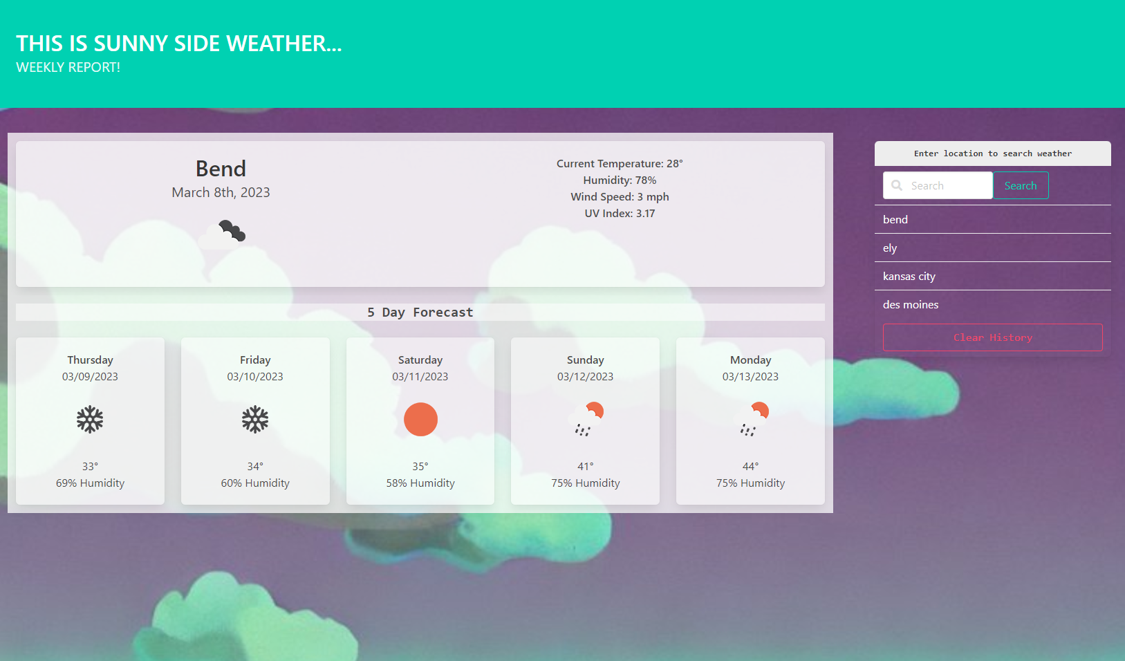 GitHub - deroberts/Sunny-Side-Weather-App: A weather application that ...