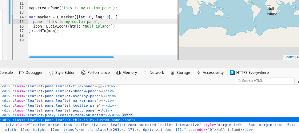 Feature request: Add a 'pane' option to divicon · Issue #6453 · Leaflet ...