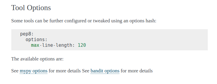 Docs - .rst to html lose content + broken links · Issue #461 · prospector-dev/prospector · GitHub