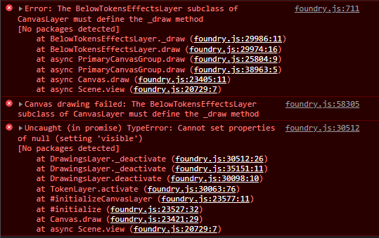 Error in Foundry v10 · Issue #98 · fantasycalendar/FoundryVTT-Sequencer · GitHub