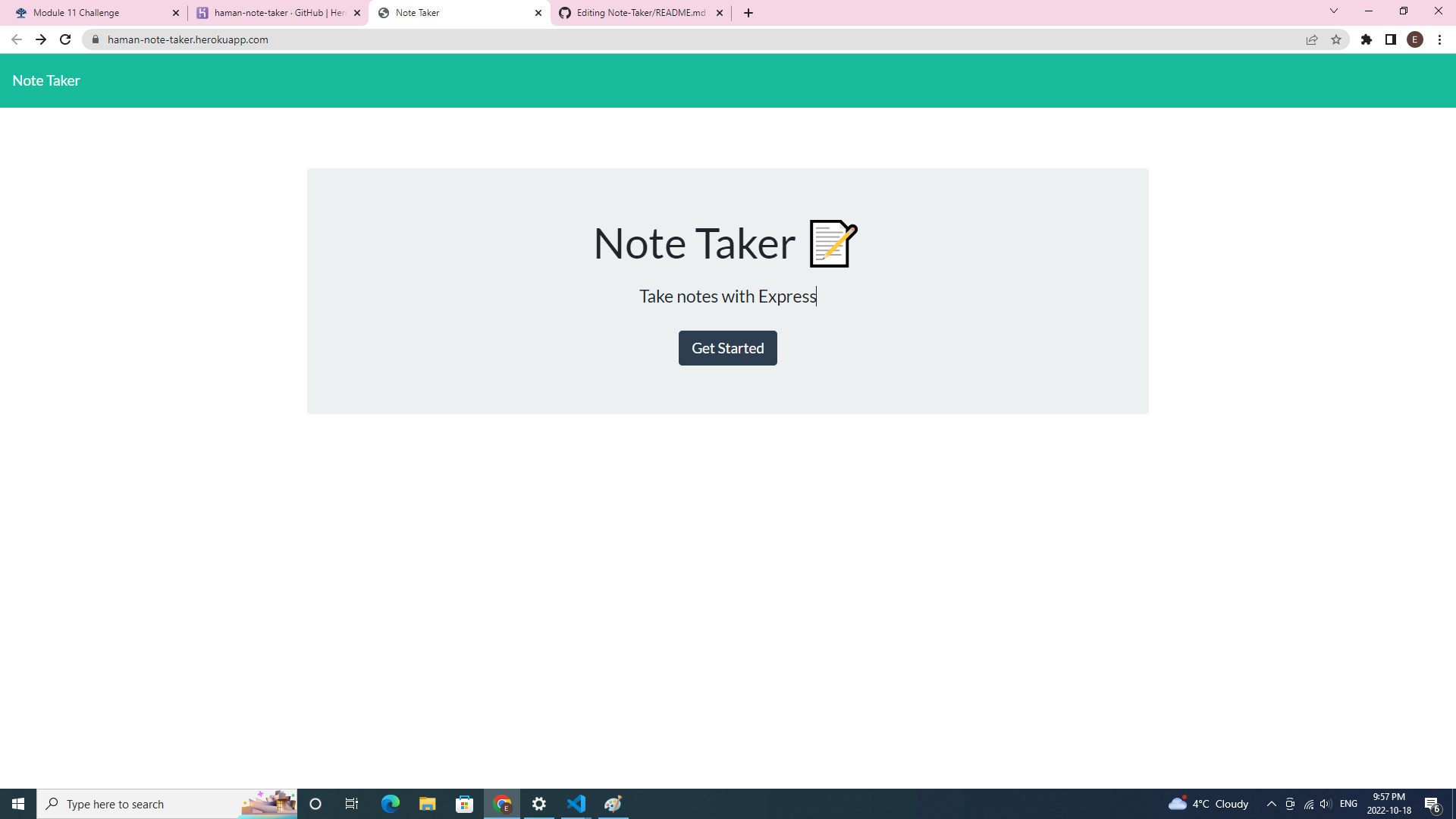 GitHub - HarmanBoparai/Note-Taker