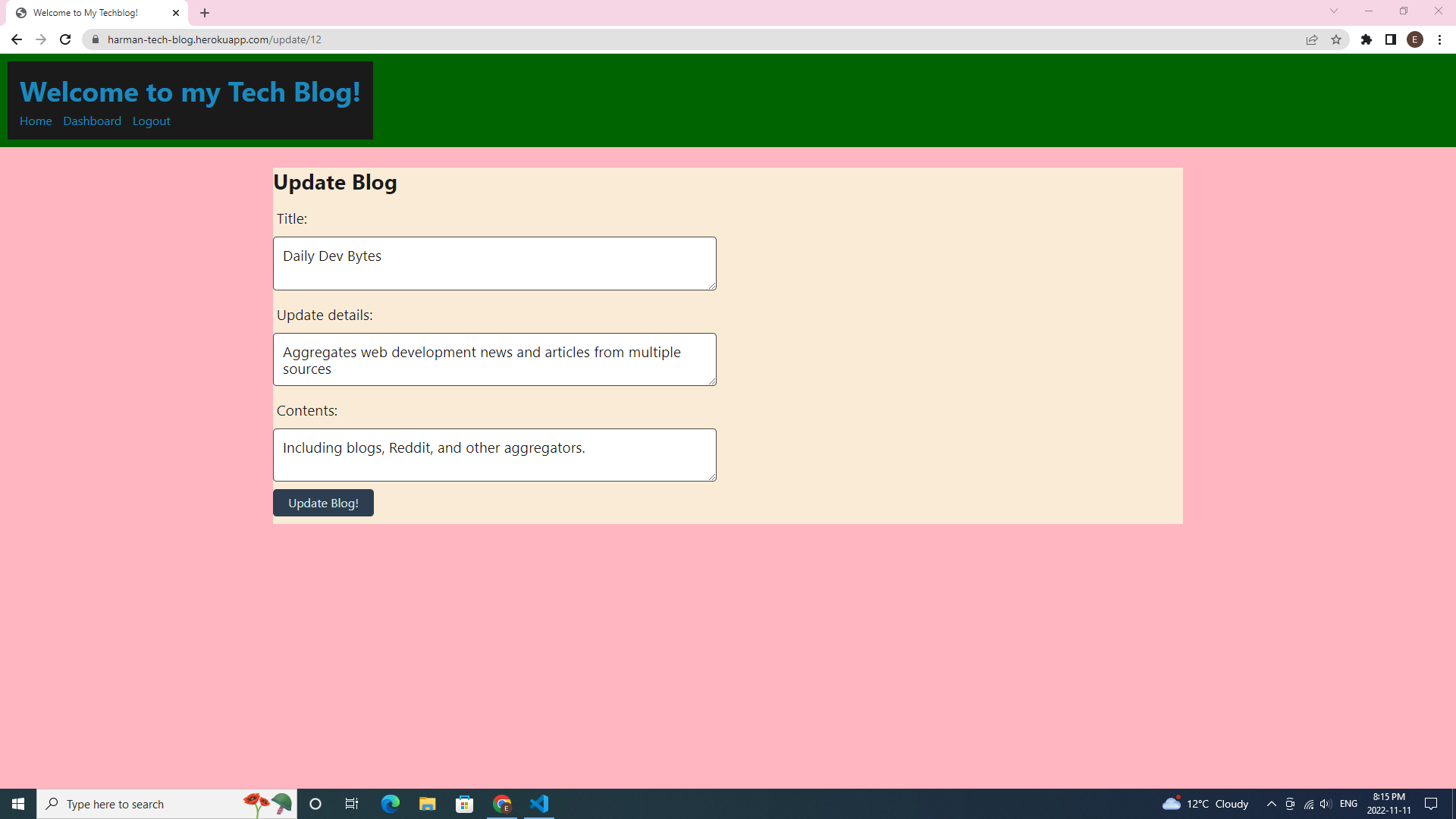 GitHub - HarmanBoparai/Tech-Blog