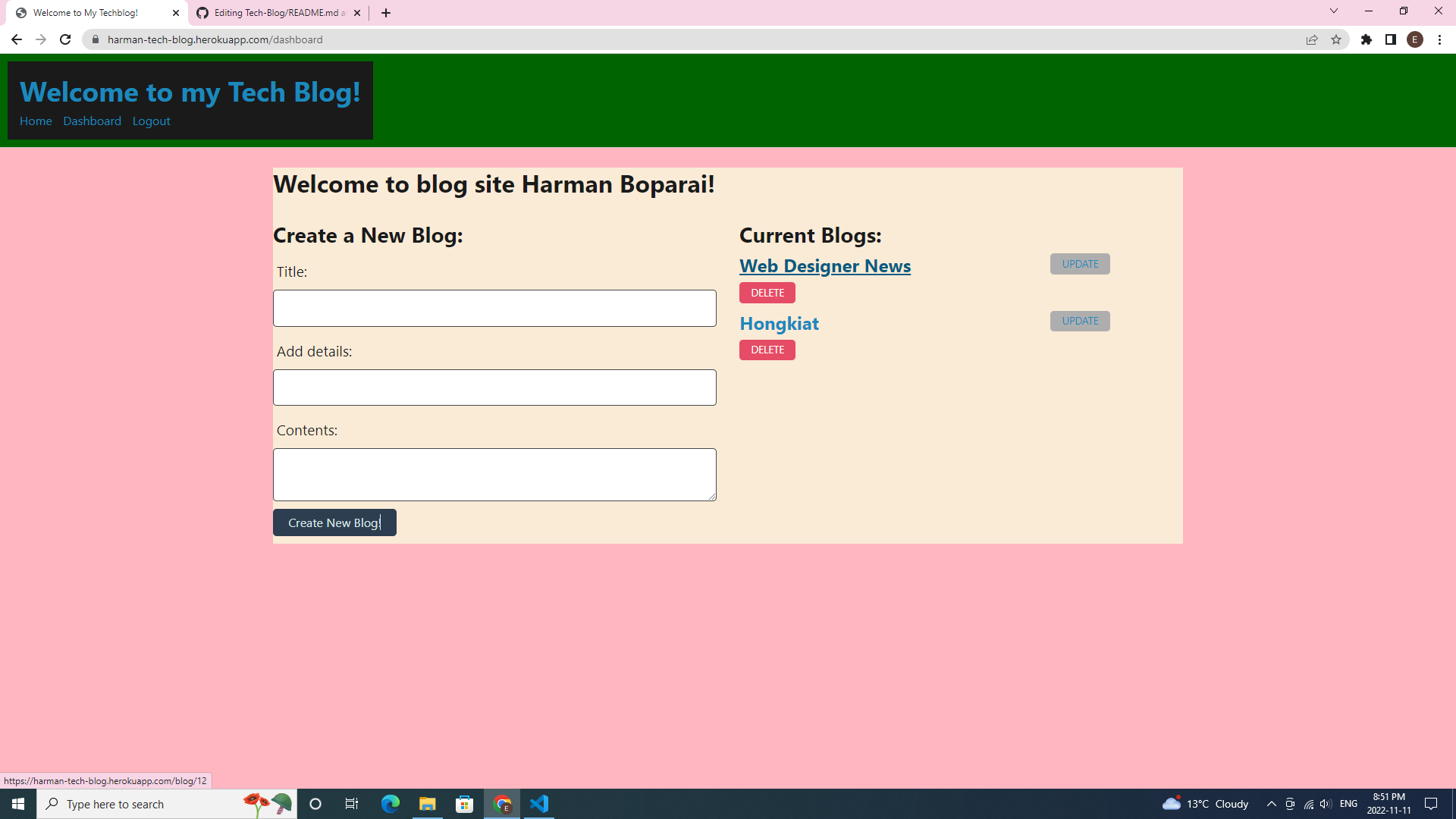 GitHub - HarmanBoparai/Tech-Blog