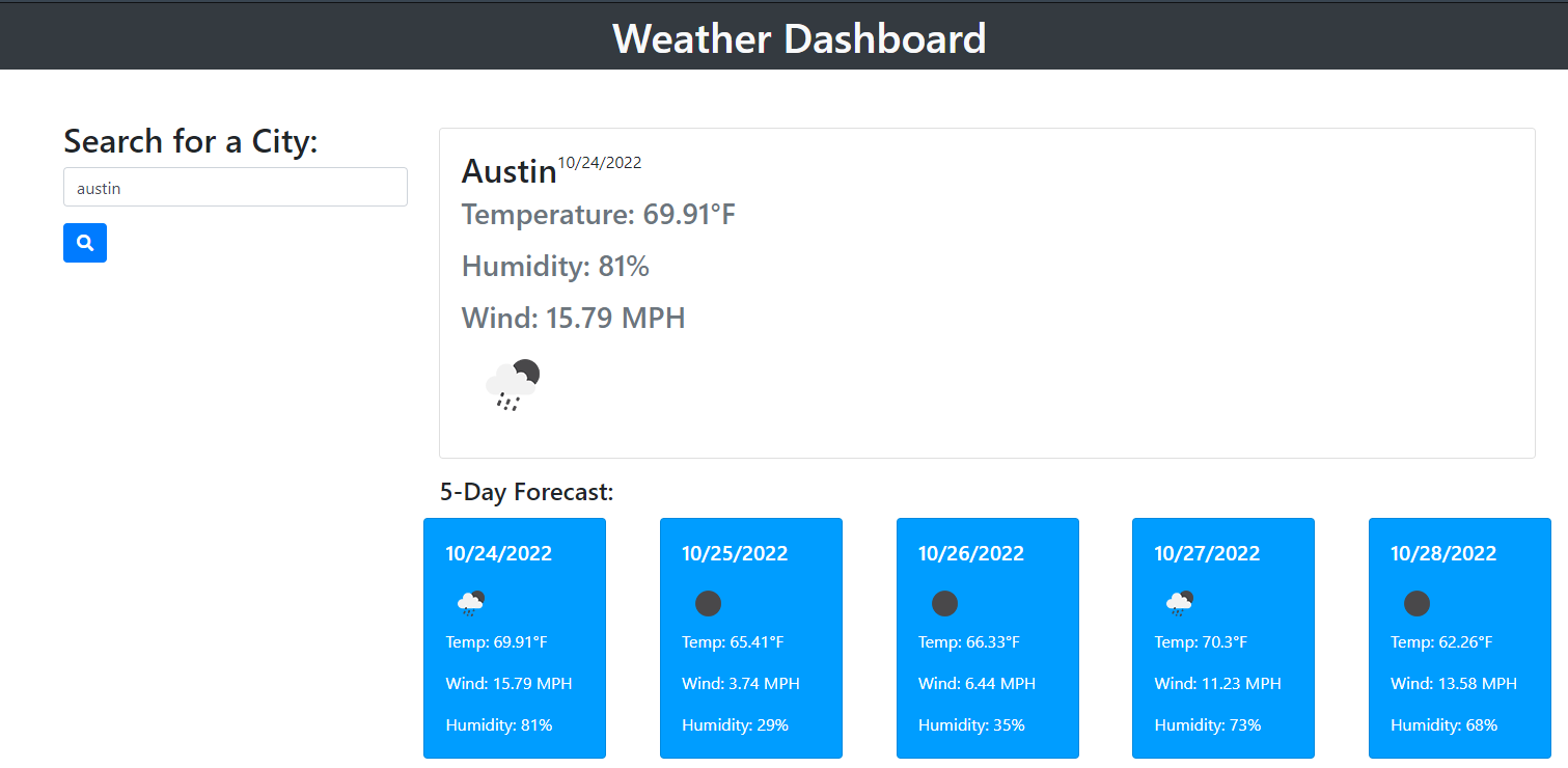GitHub - ceca24/weather-dashboard