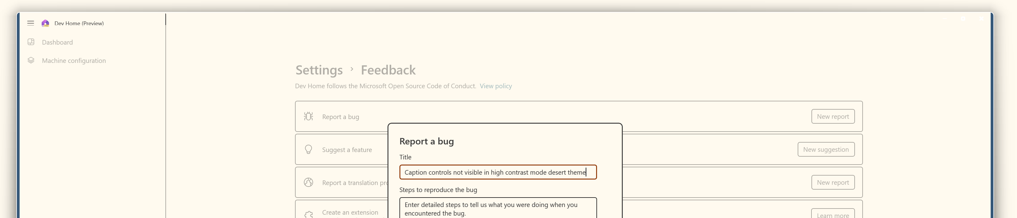 Caption controls not visible in high contrast mode desert theme · Issue #1319 · microsoft ...